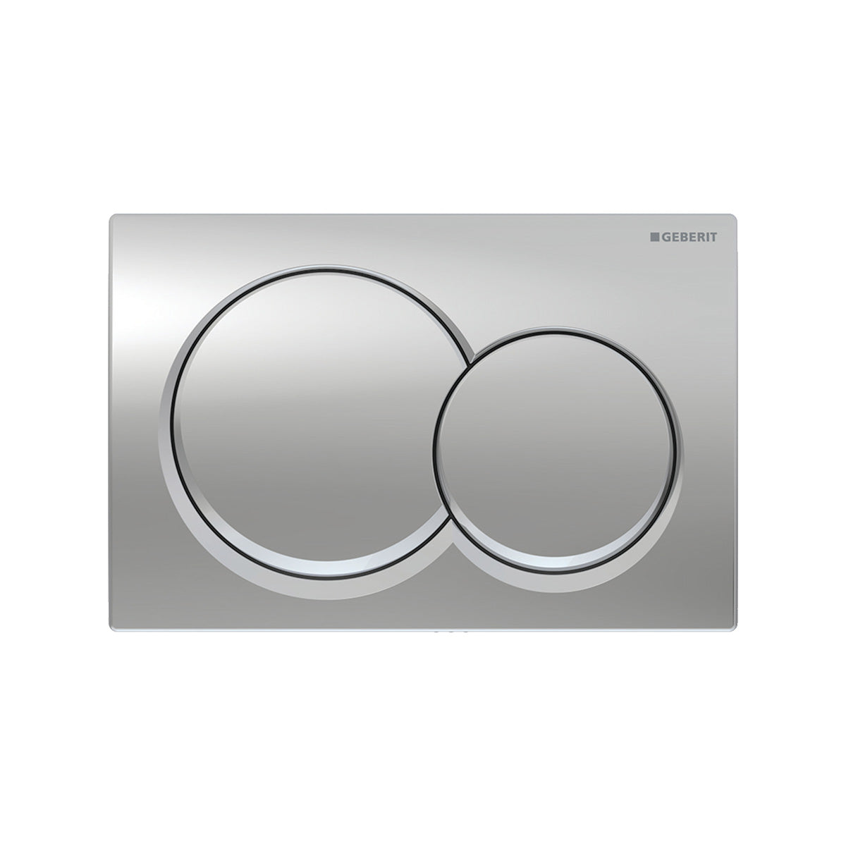 Geberit Alpha01 Round Flush Plate - Chrome – Bathshack
