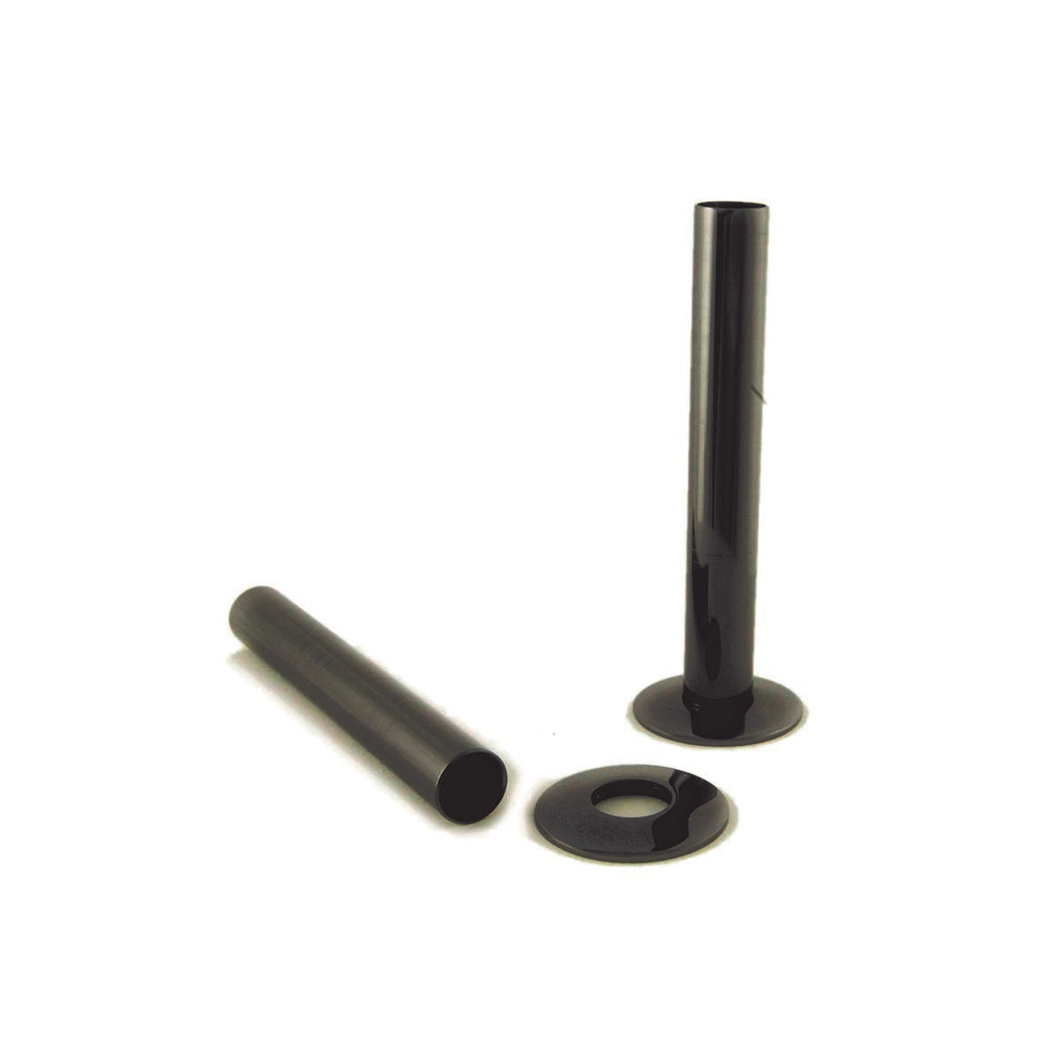 Eliseo Ricci Radiator Pipe Collar and Pipe - Black – Bathshack