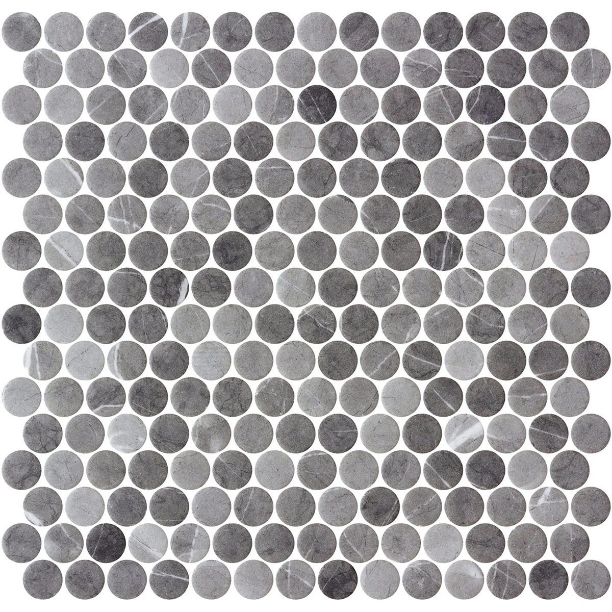 Penny Grafito Matte 28.7 x 28.5cm Mosiac Sheet – Bathshack