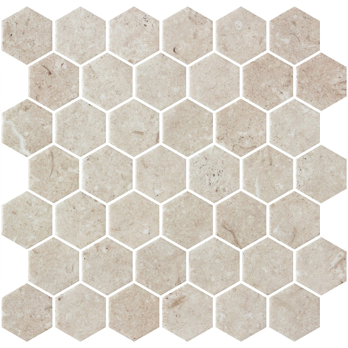 Hex Xl Normatech Sand Matte 28.6 x 28.4cm Mosaic Sheet – Bathshack
