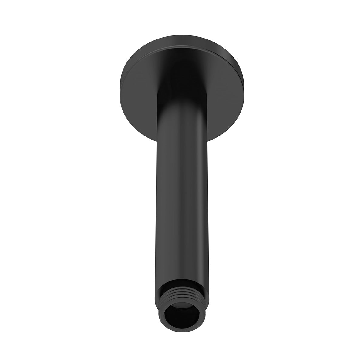 Nuie Fixed Shower Head Ceiling-Mounted Arm - Matt Black – Bathshack