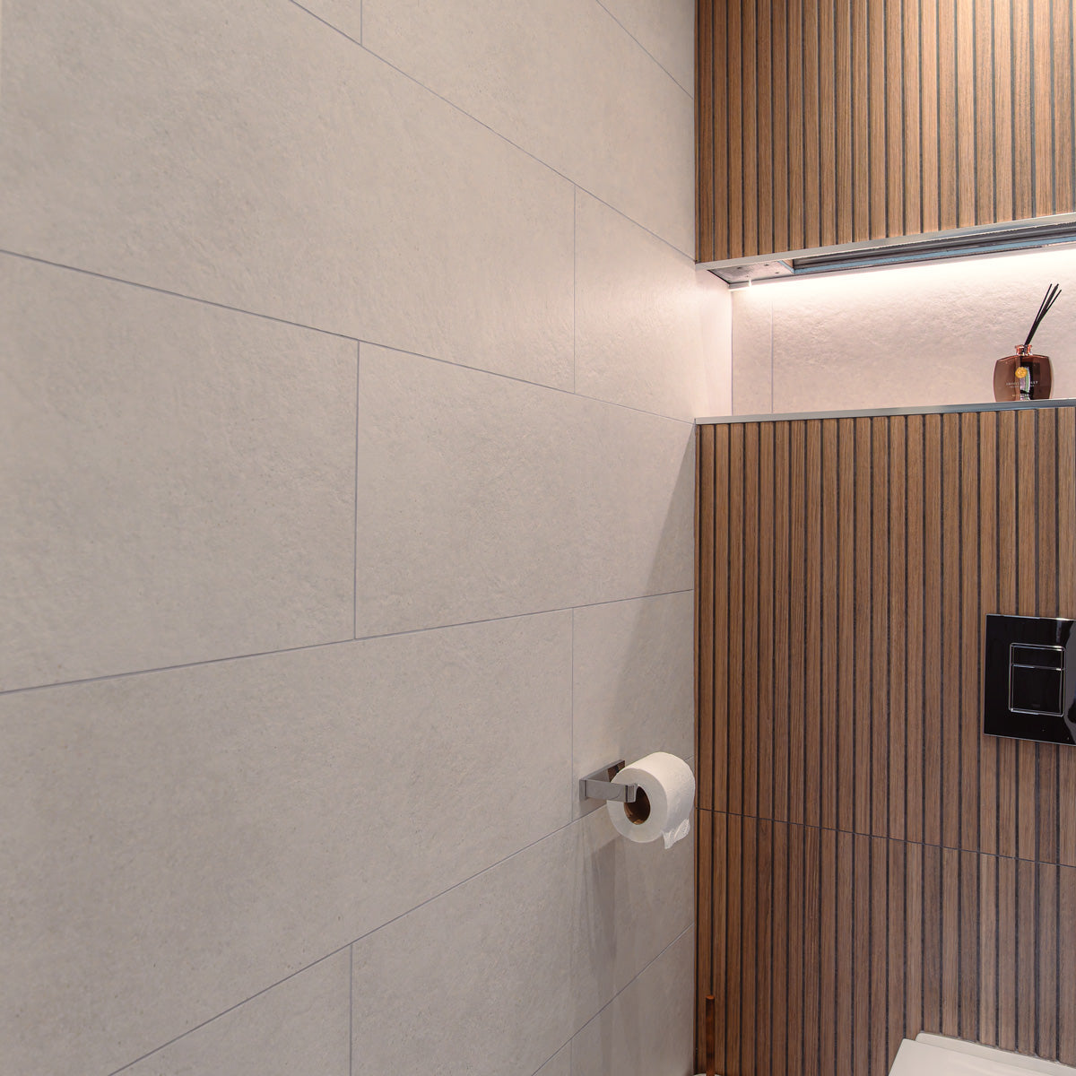 Clunia Natural 31 x 98cm Matt Rectified White Body Tile - 1.21sqm perb ...