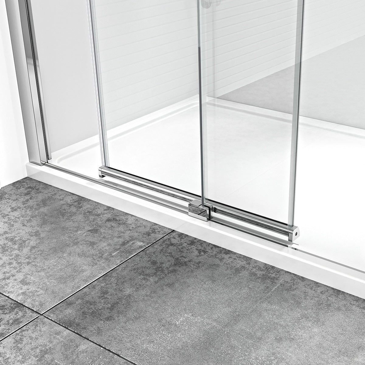Roman Haven8 1200mm Level Access Sliding Shower Door - Left Hand ...