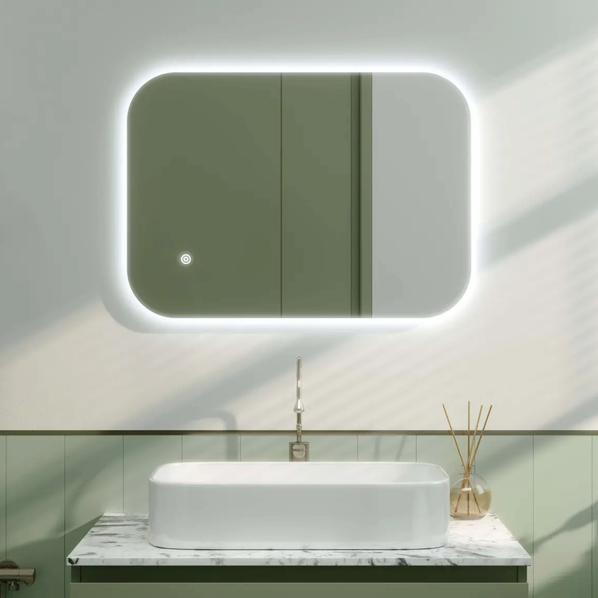 Nuie Freya with Luca Mirror and Vanity Unit Bundle – Bathshack