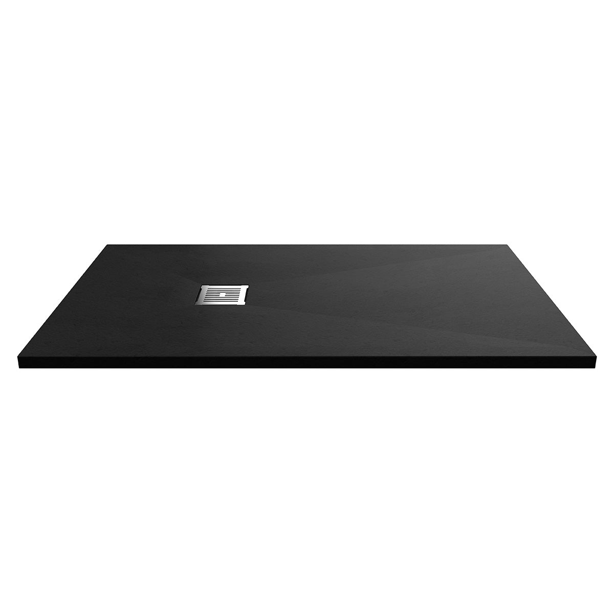Nuie Pearlstone 1400 x 900mm Slate Rectangular Shower Tray - Black ...