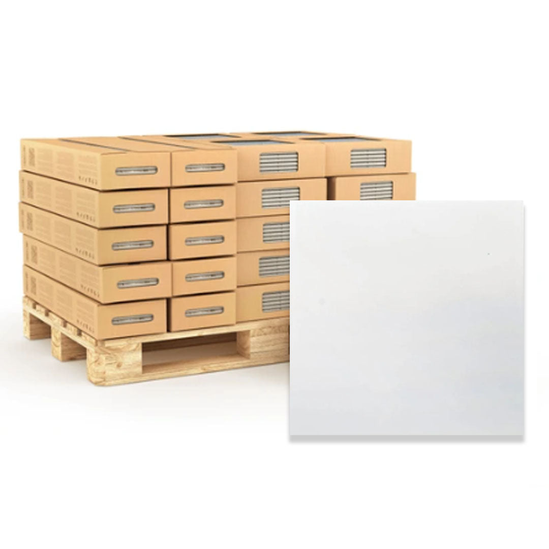 White 150 x 150 Glossy Ceramic Wall Tile - 118.8sqm Pallet – Bathshack
