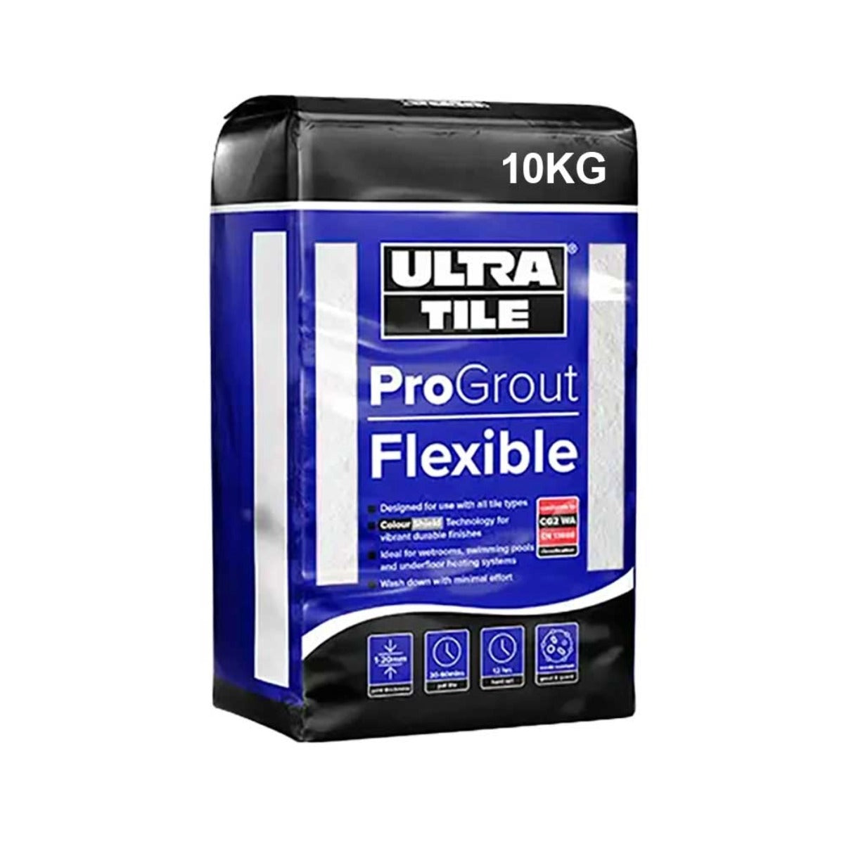 UltraTile ProGrout Flexible Wall & Floor Grout - 10kg - Grey – Bathshack