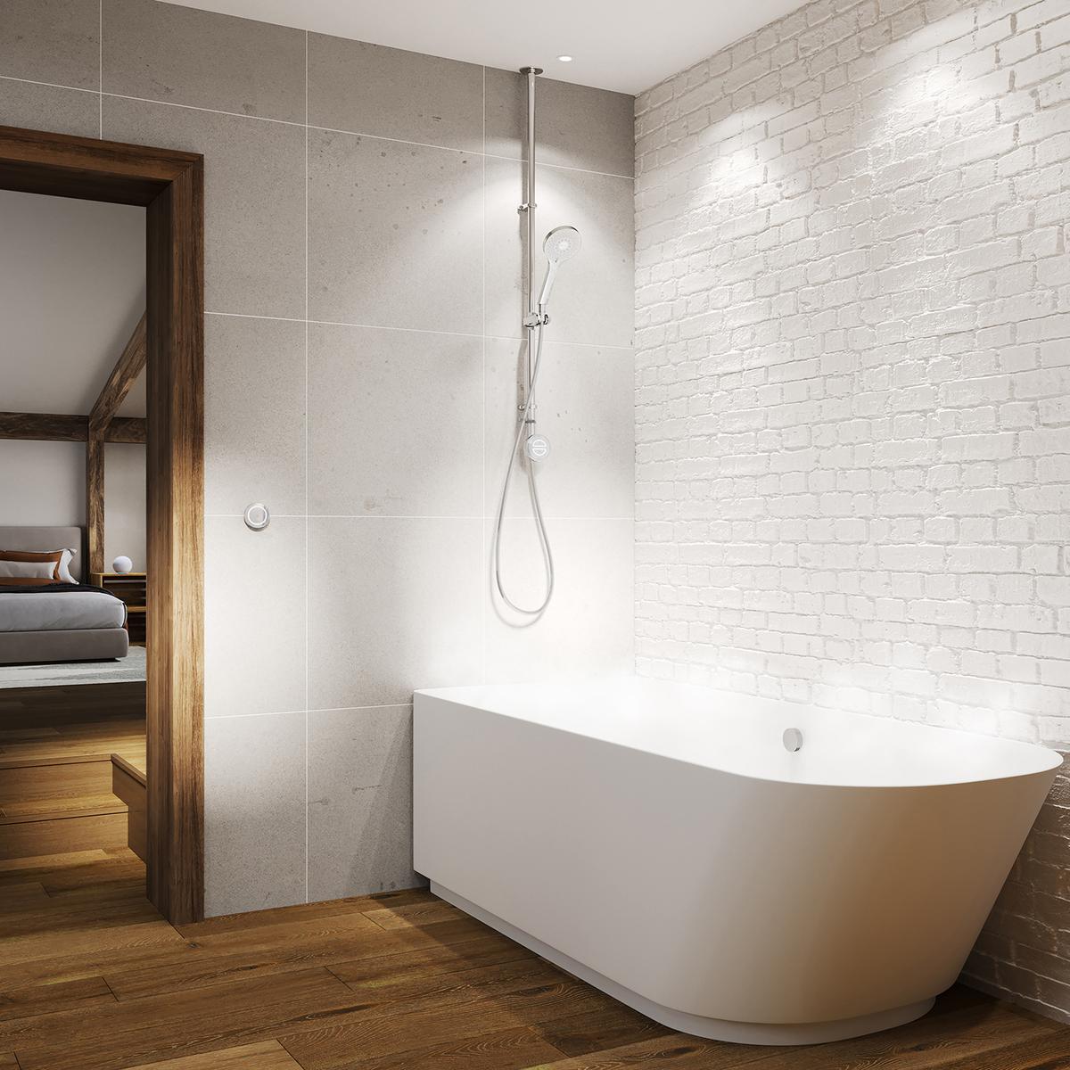 Aqualisa Unity Q Smart Shower Exposed With Bath Fill - Gravity Pumped ...
