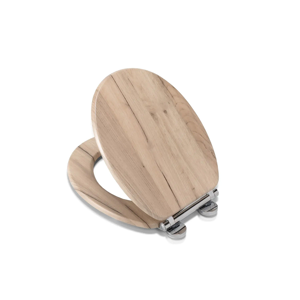 Croydex Corella Grey Wood Effect Flexi-Fix Toilet Seat – Bathshack