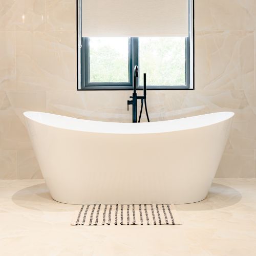 Viktor Benson Taha 1800 x 800 Freestanding Double Ended Bath (16143) - Bathshack
