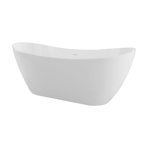 Viktor Benson Taha 1700 x 730mm Freestanding Bath - Matt White (20693 ...