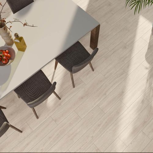 Ikon Huesa 20 x 120cm Rectified Wood Effect Porcelain Tile - 1.68sqm ...