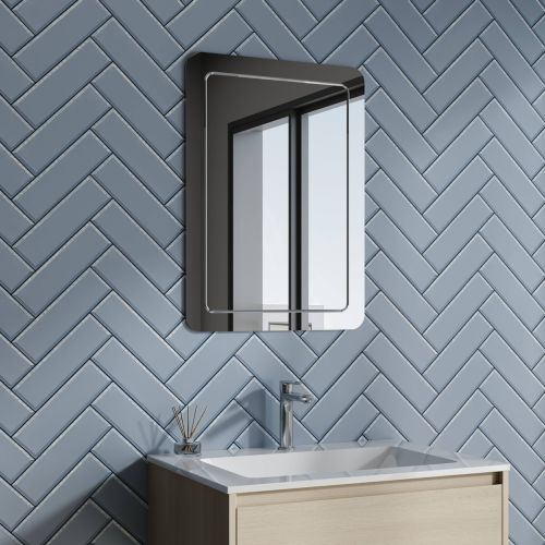 Ari 700 x 500mm Plain Mirror (11271) Clear - Bathshack