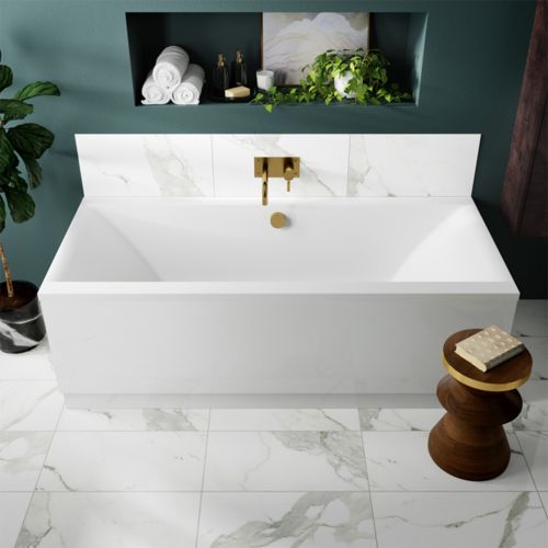 Asselby 1700 x 700mm Double Ended Bath - Bathshack