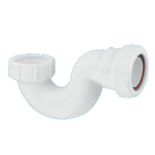McAlpine 40mm Shallow Bath P Trap (21300) - Bathshack