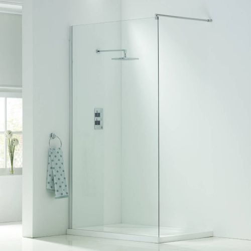 Kiimat Aqua 1000 x 2000mm Wetroom Panel (2832) Chrome - Bathshack