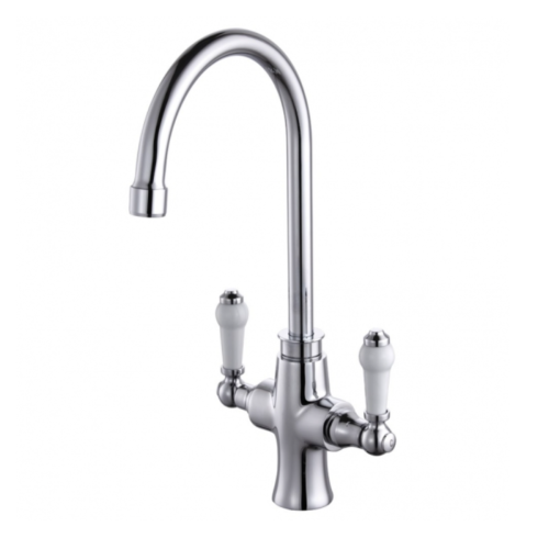 Victoria Bianco Mono Sink Mixer - Chrome - Bathshack