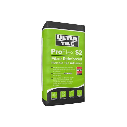 UltraTile Proflex S2 - Fibre Reinforced Flexible Grey Tile Adhesive ...