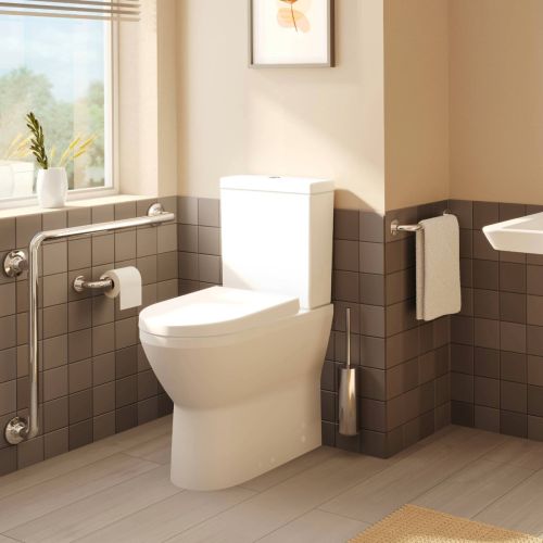 Vitra Integra Round Comfort Height Rimless Close Coupled Back To Wall ...