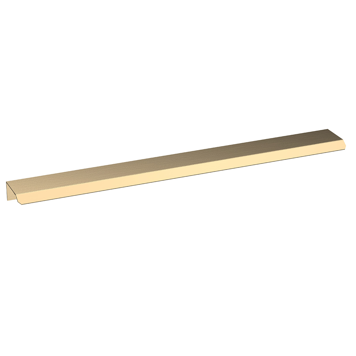 Brushed Brass 300mm Finger Pull Handle Brushed Brass - Bathshack